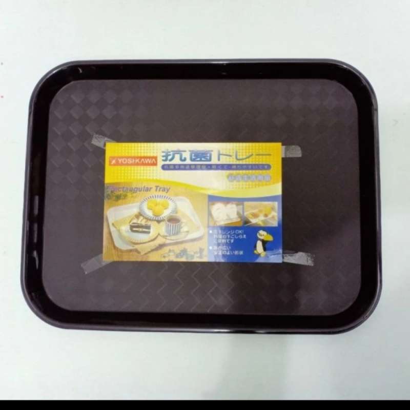 Jual Nampan Segi Kotak Plastik Premium Yoshikawa 43x30cm Baki Serving ...