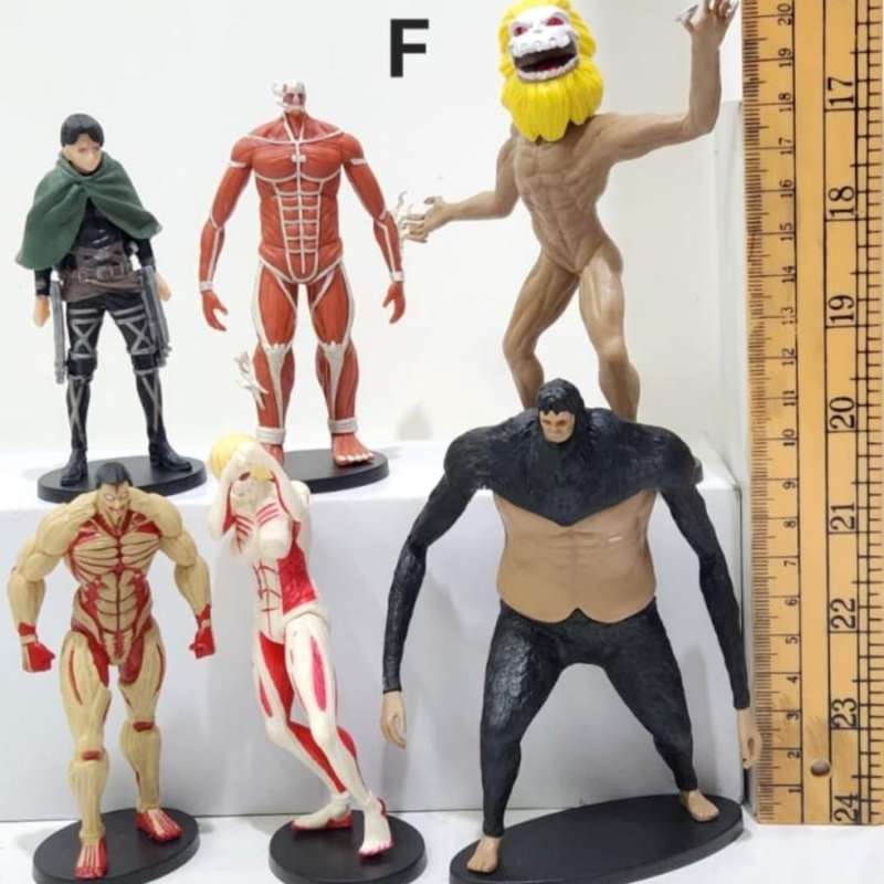 Jual Attack On Titan Figure Set 10 / 6 Shingeki No Kyojin Di Seller ...