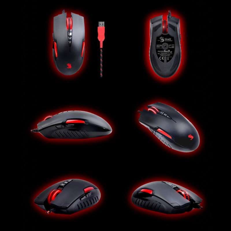 Jual Bloody V2/V2 Core 3 Activated Laser Gaming Mouse with Macro System ...