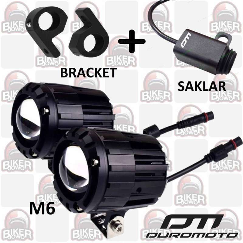 Jual Duromoto M6 LED Saklar Switch Driver Bracket Lampu Tembak Sorot ...
