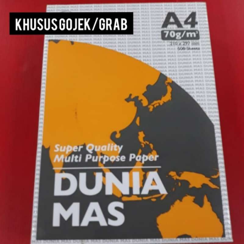 Promo Kertas Fotocopy Hvs (Dus) / Photocopy Paper A4 75 Gr Dunia Mas ...
