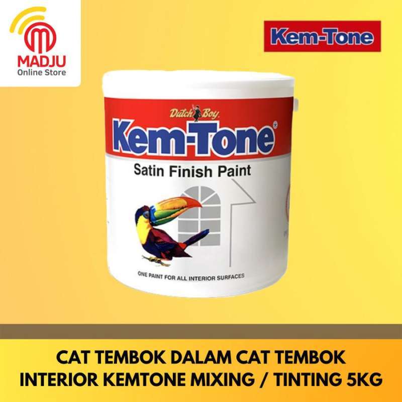 Jual Cat Tembok Dalam Cat Tembok Interior Kemtone Mixing / Tinting 5kg ...