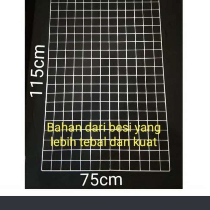 Promo jaringan ram besi dinding uk 75x115 gantungan hook ram display ...