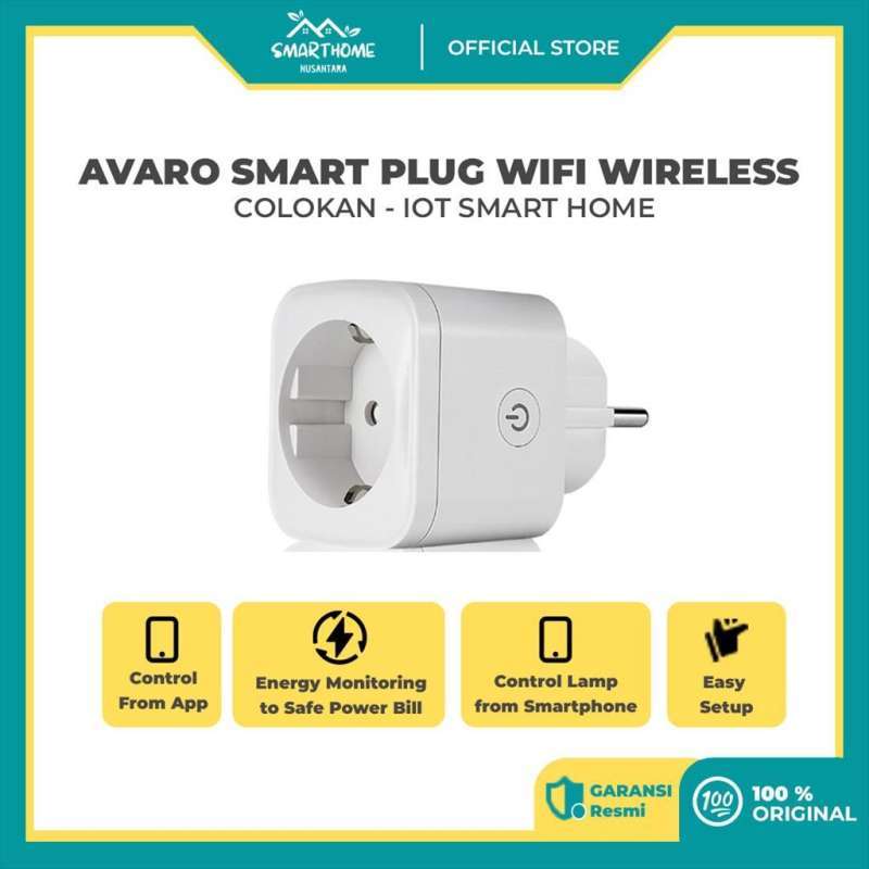 Jual Avaro Smart Plug Wifi Wireless Plug - Iot Smart Home Di Seller Smart Home Nusantara ...