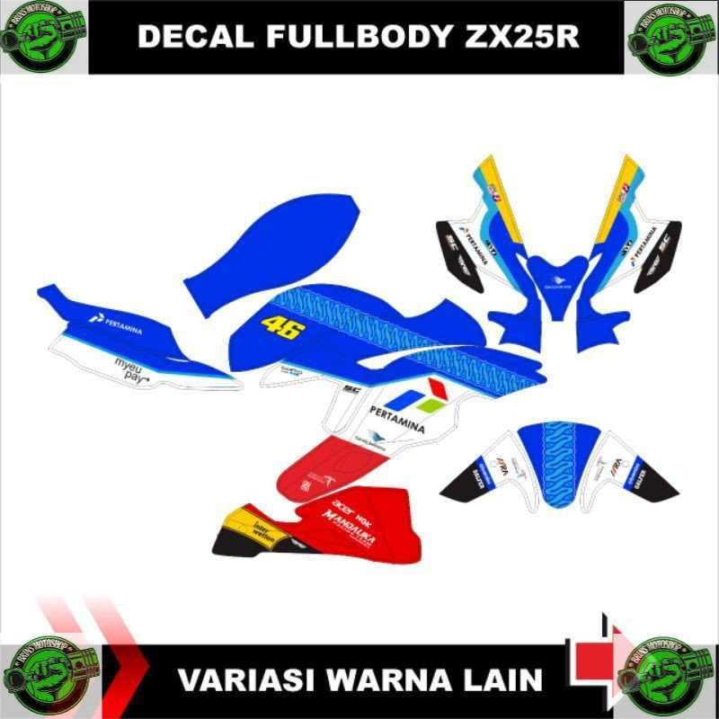 Jual Striping Decal Fullbody Zx25r/sticker Decal Fullbody Zx25r Di Seller Brinsmotoshop - Jl ...