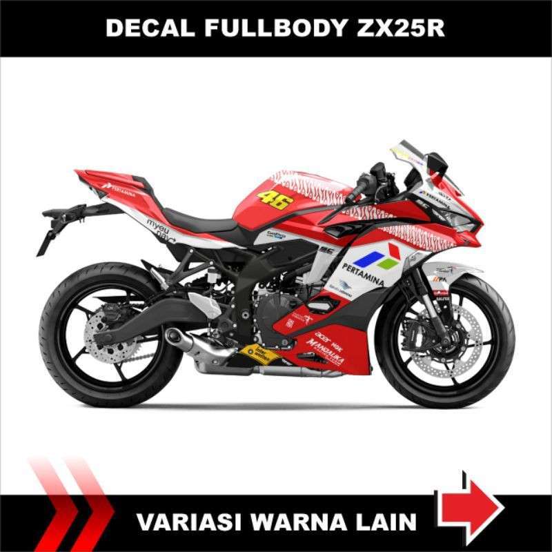 Jual Striping Decal Fullbody Zx25r/sticker Decal Fullbody Zx25r Di ...