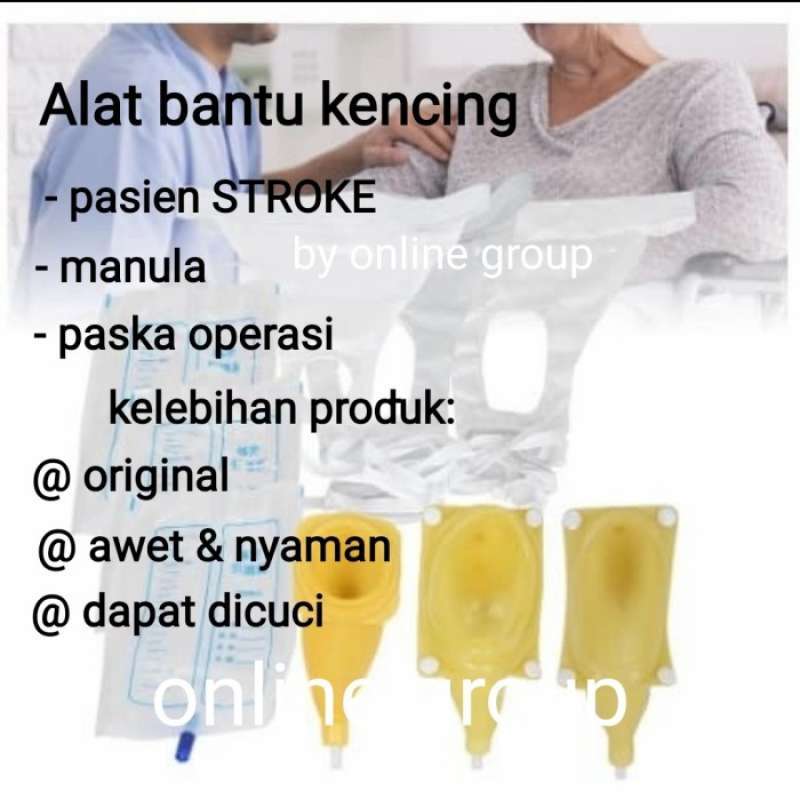 Promo Kateter luar alat bantu kencing ORIGINAL urinal pee holder Diskon ...