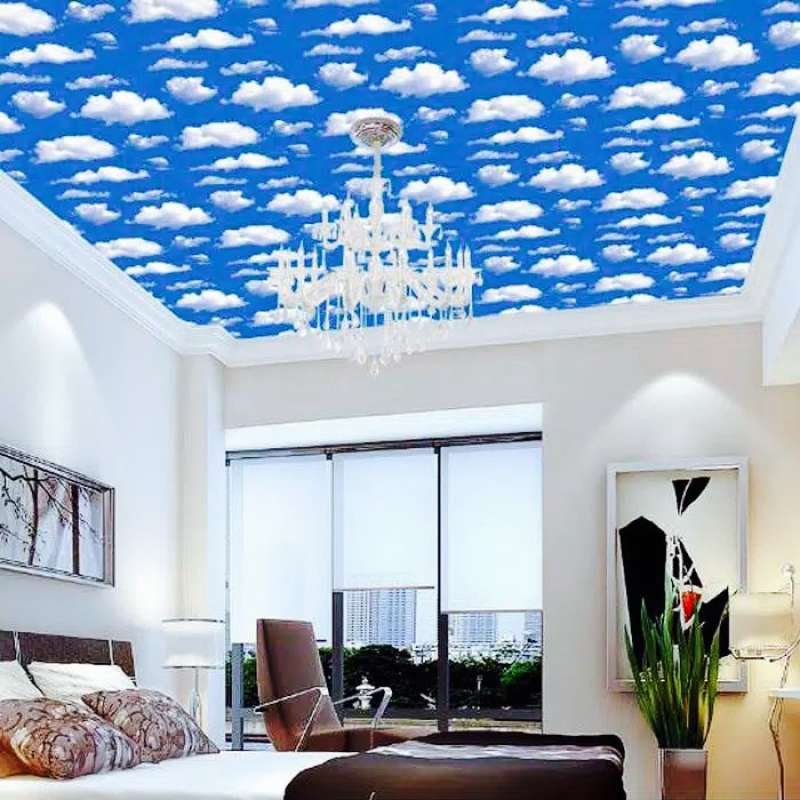 Promo STIKER / WALLPAPER PLAFON & DINDING DEKORASI MOTIF PEMANDANGAN ...