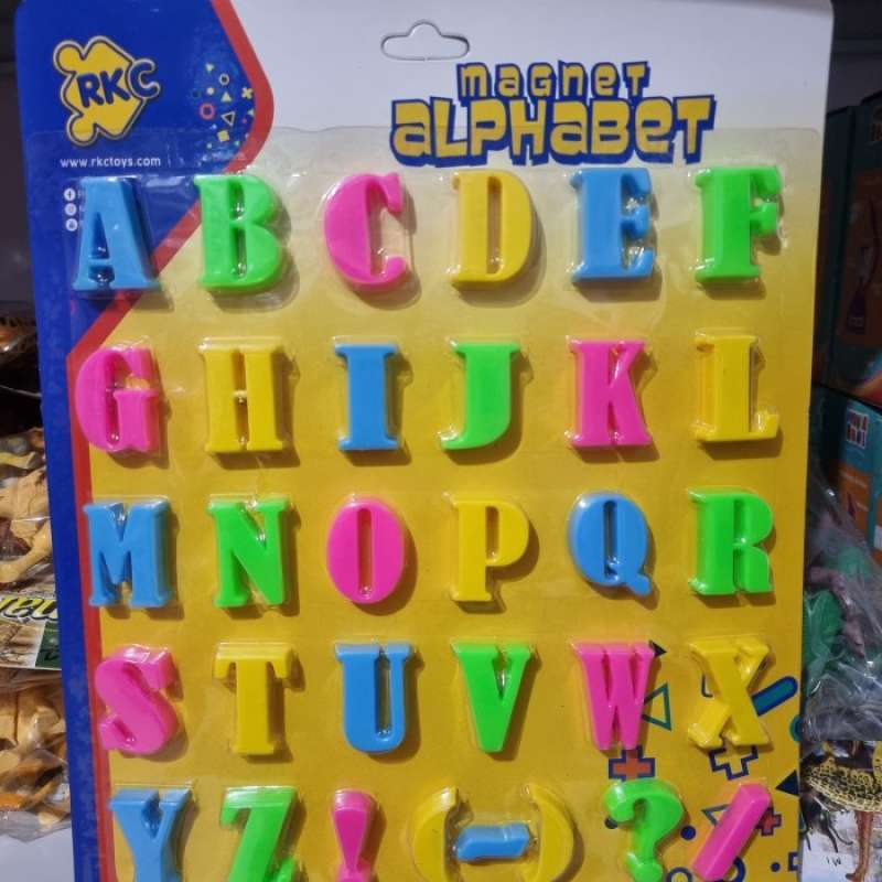 Promo Mainan Edukasi Anak Alfabet Huruf ABC Magnet Bisa Tempel di ...