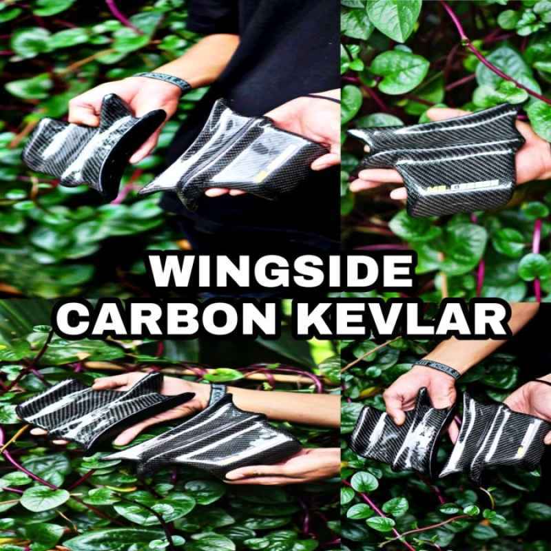 Promo Wingside Carbon Aero Winglet Aero Fairing Universal Winglet Carbon - Multicolor Diskon 17% ...
