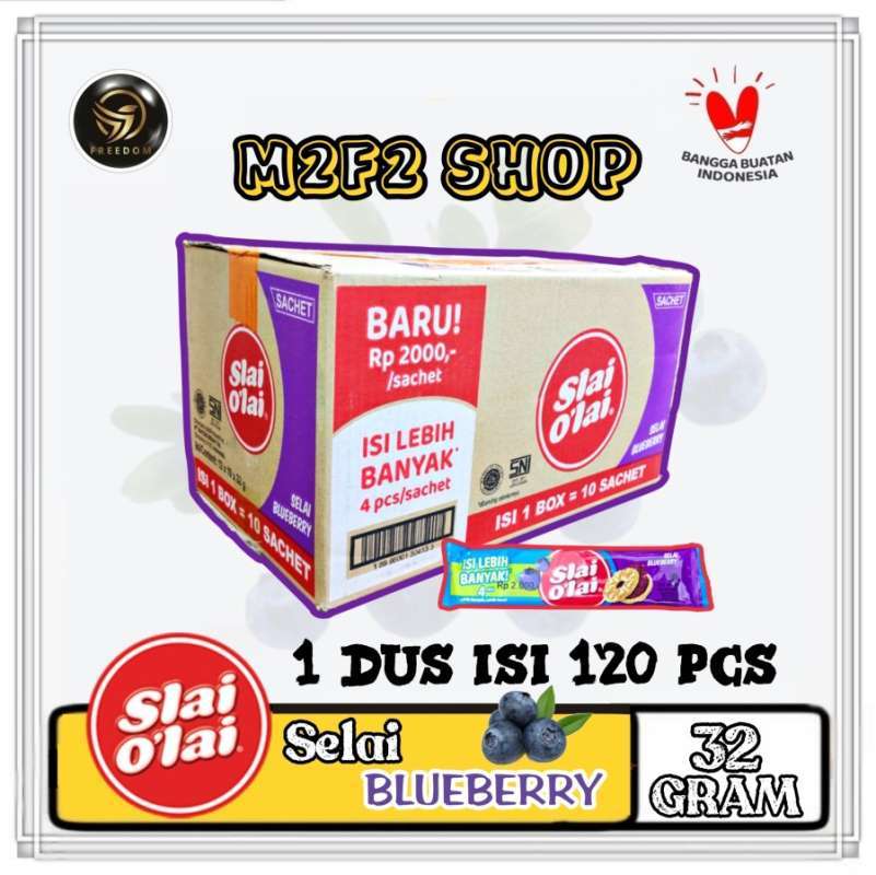 Promo Biskuit Slai Olai Blueberry | Selai Blueberi - 32 gr (Kemasan ...