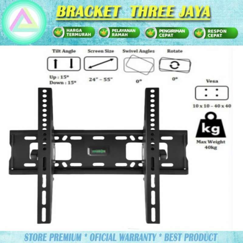 Jual Bracket Led Tv 42, 43, 49, 50, 55 Built In Water Pass di Seller ...