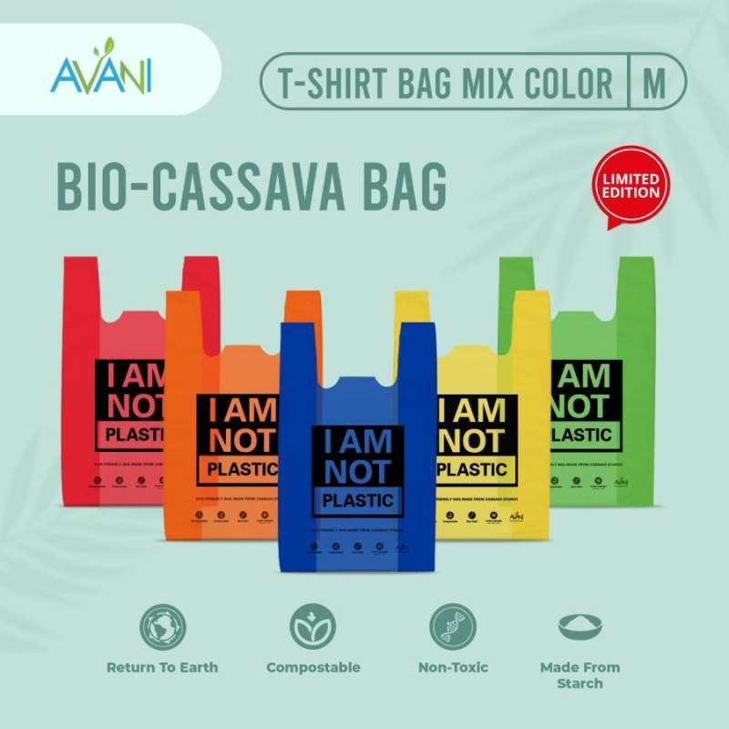 Jual Cassava Bag Multicolor - Kantong Singkong Ramah Lingkungan ...