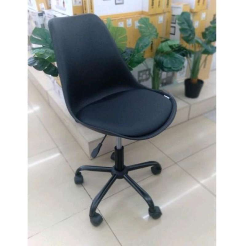 Jual Kursi kantor selma macaroni hitam black kursi kerja kursi belajar ...