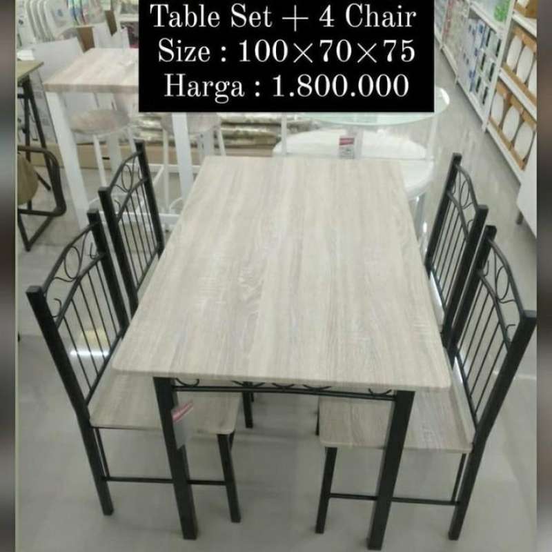 Jual Meja makan informa finley meja makan minimalis kursi makan meja ...