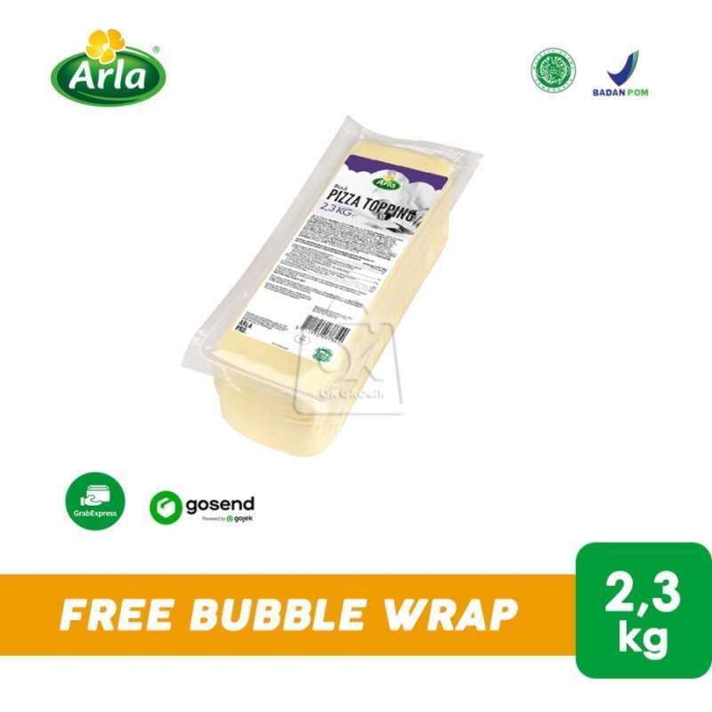Jual Arla Pizza Topping Cheese Block / Mozzarella (2,3kg) KHUSUS ...