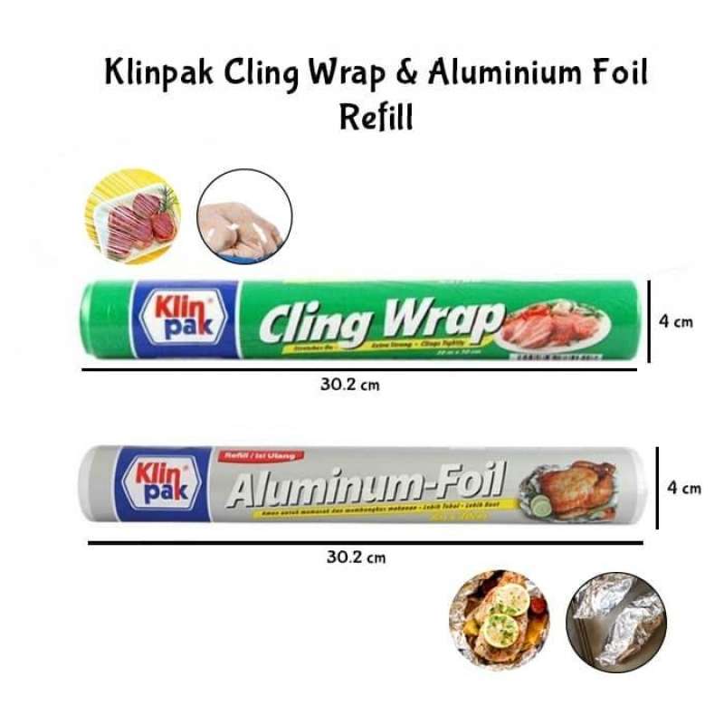 Jual Klinpak Cling Wrap & Alumunium Foil Refill - Aluminium Foil Di ...