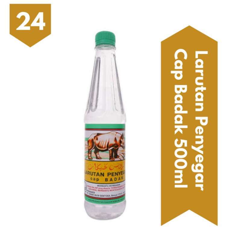 Promo Larutan Penyegar Cap Badak Botol Isi Besar 24x500ml Diskon 1% Di Seller Toscatoserba ...