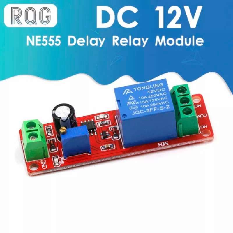 Jual Timer Delay ON NE555 Time Delay Switch Relay 12V Speaker ...
