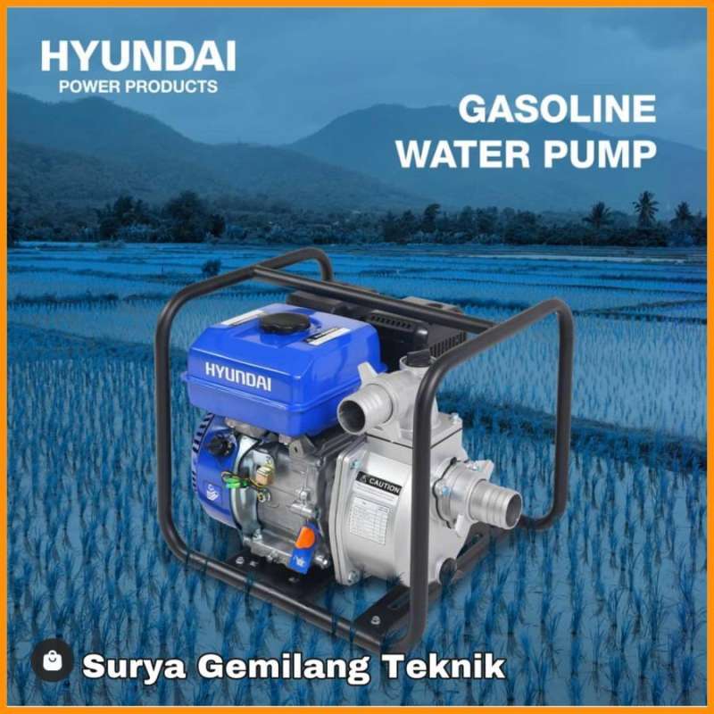 Jual Hyundai 3i Mesin Pompa Air Sawah Irigasi Alkon Water Pump 3 Inch ...