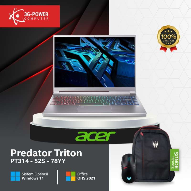 Promo Acer Predator Triton PT314-52s-78YY - Laptop Gaming - [Core i7 ...