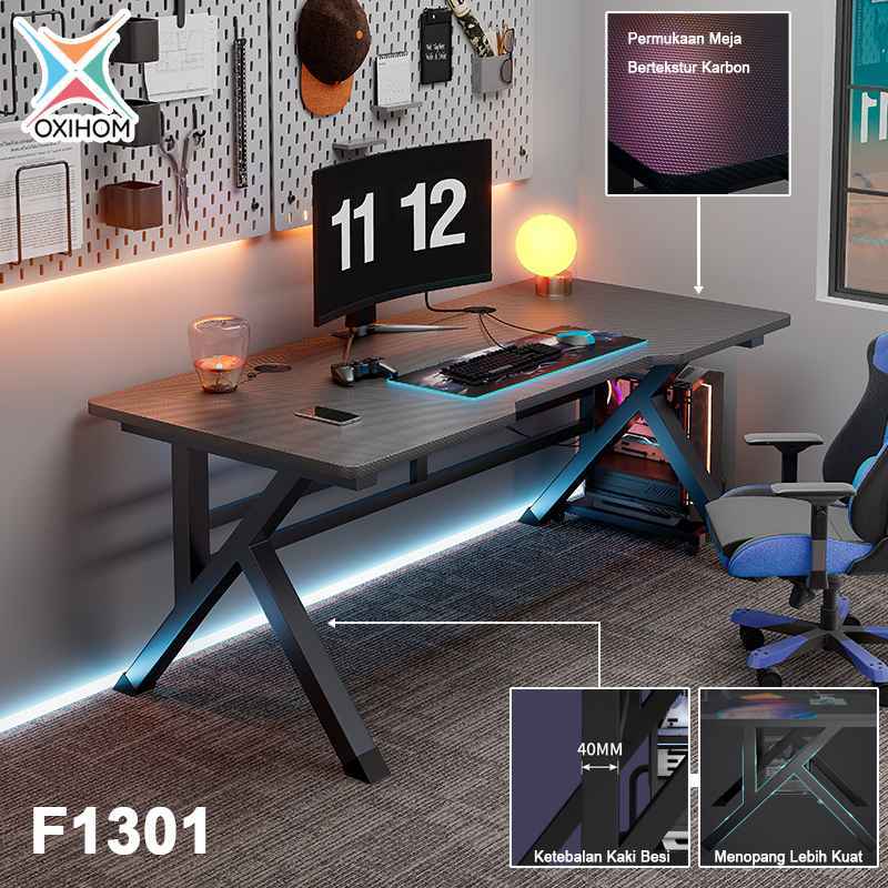 Jual Oxihom Meja Gaming Meja Belajar Meja Komputer PC Meja Kerja ...