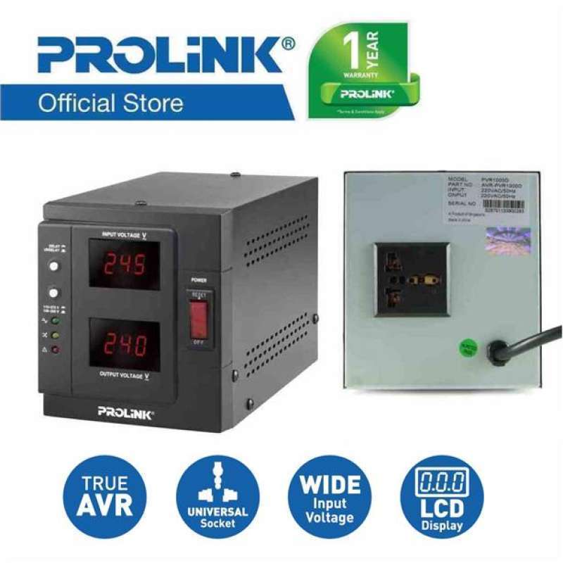 Jual PROLINK PVR2000 D Stabilizer [2000 VA/ Auto Voltage Regulator] di ...