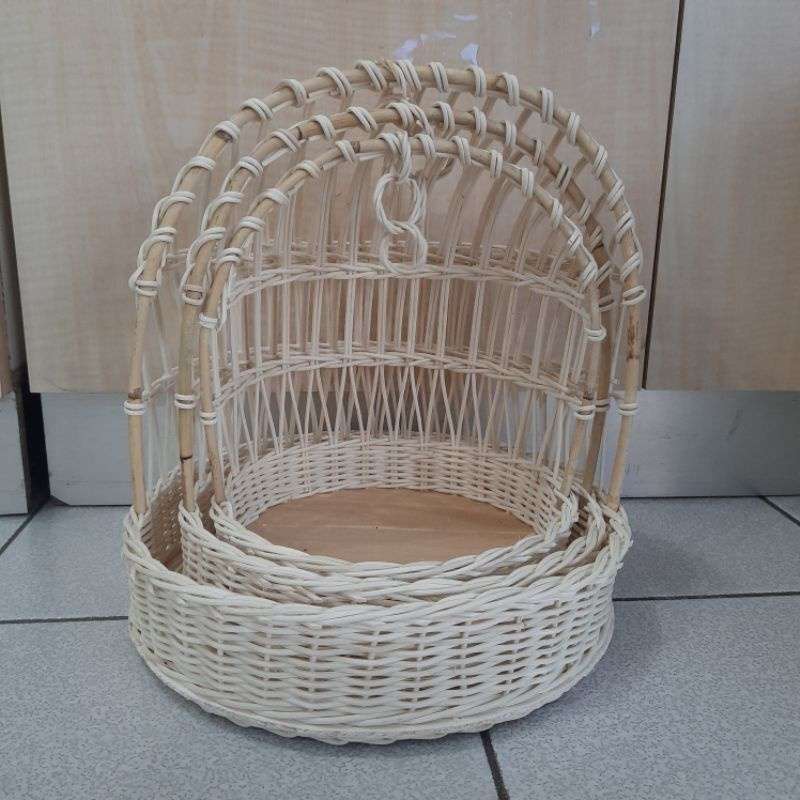 Jual Keranjang Sangkar Rotan Halus Keranjang Sangkar Hantaran di Seller ...