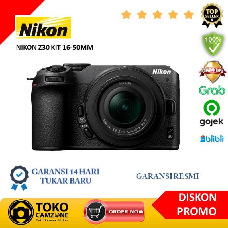 Promo Nikon Z30 / Z 30 Kit Nikkor Z Dx 16-50mm F/3.5-6.3 Vr - Garansi Resmi Diskon 1% Di Seller ...