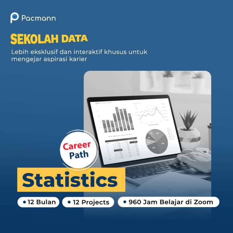 Promo Pacmann Ai Statistika 12 Bulan Career Upgrader Diskon 28 Di Seller Pacmann Ai