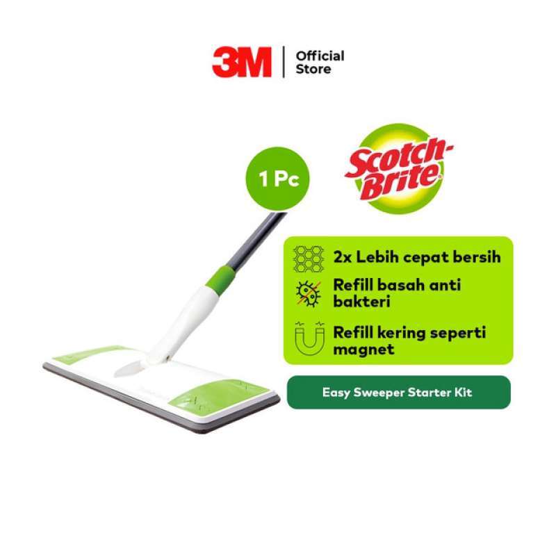 Promo Scotch-Brite 3M Easy Sweeper Alat Lap Pel Sapu Serbaguna Bersih ...