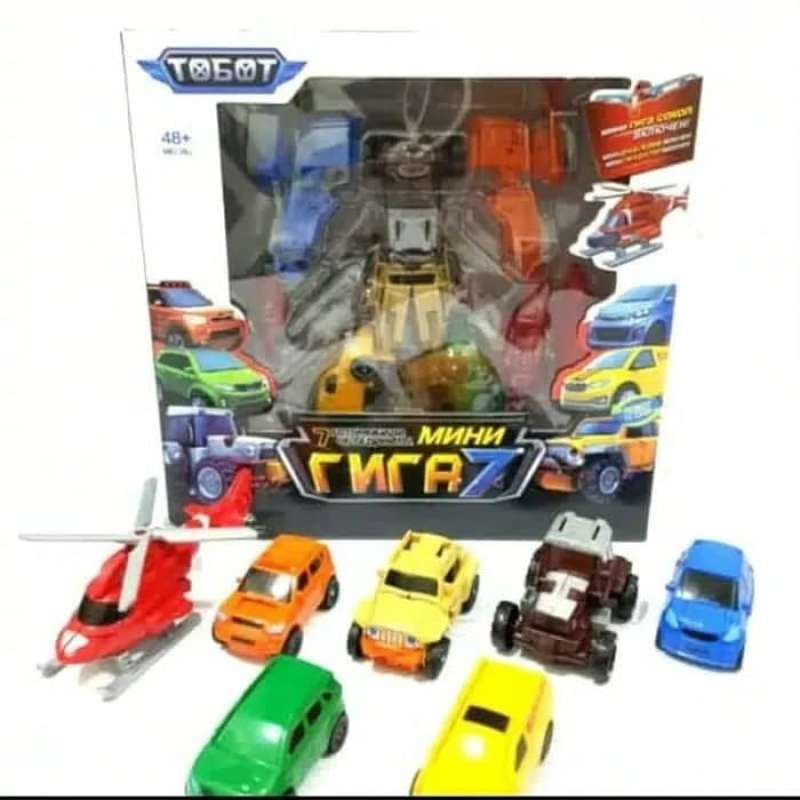 Promo Mainan Tobot Giga 7 Mainan Anak Laki Robot Titan Mobil ...