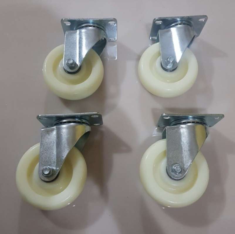 Jual Roda Nilon 4 Inch Hidup Ball Bearing Putar Semua Di Seller Axie ...