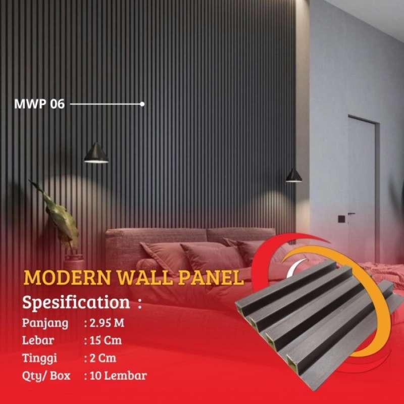 Jual Wpc Wall Panel Modern Kayu Anti Rayap & Air Ukuran 15cm X 2,95m Di ...