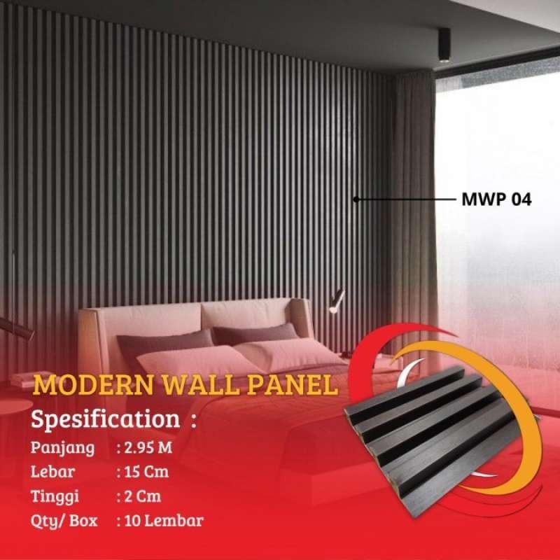 Jual Wpc Wall Panel Modern Kayu Anti Rayap & Air Ukuran 15cm X 2,95m Di ...