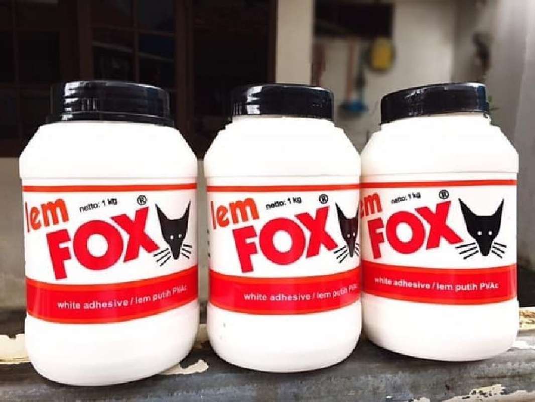 Jual LEM KAYU 1KG / LEM FOX BOTOL / LEM PUTIH BOTOL / LEM FOX di Seller ...