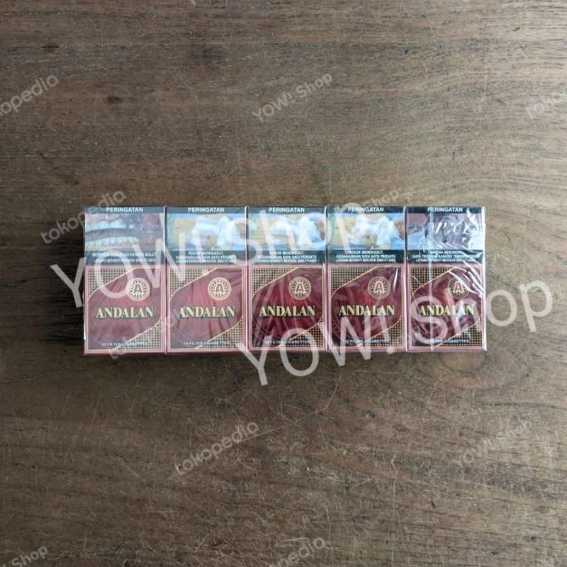 Jual Rokok Andalan Filter isi 12 batang - 5 Pack/bungkus di Seller YOW ...