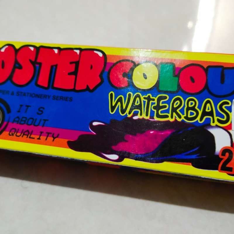 Promo cat air asturo poster kertas karton dekor gabus water based kaos ...