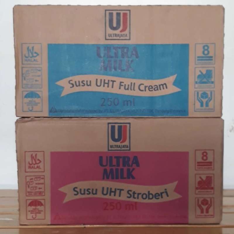Jual Susu Ultra Milk 250 Ml [ 1 KARTON ] di Seller TOKO BERKAH MAKMUR ...