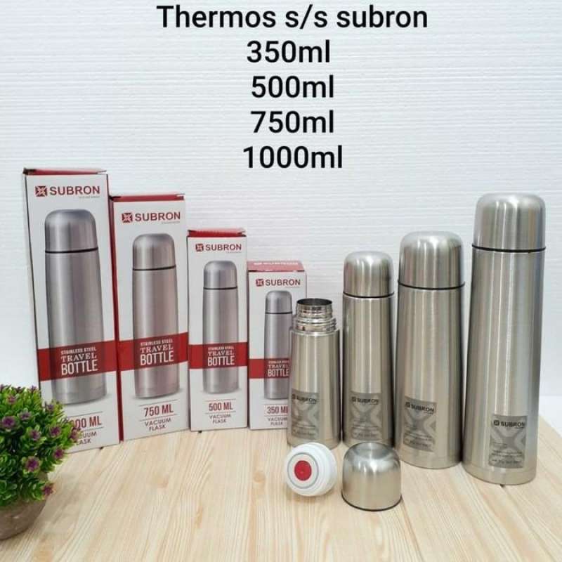 Jual Subron Vacuum Flask Termos Air Stainless Steel 750ml Atau 1000ml ...