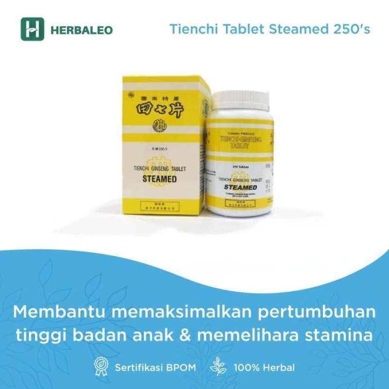 Jual Steamed Tienchi Tablets Isi 250 - Obat Peninggi Badan Di Seller ...