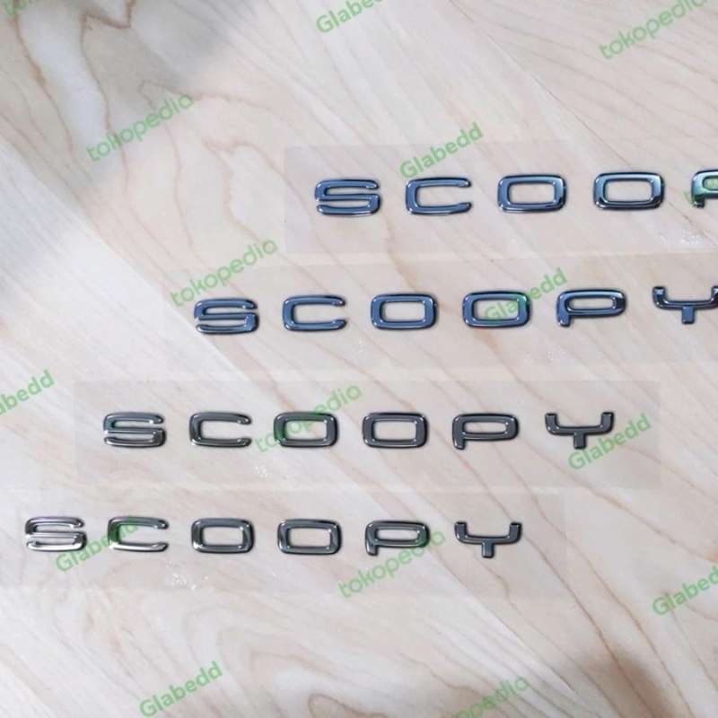 Jual Emblem Sticker Motor Logo Honda Scoopy Original Losepack di Seller ...