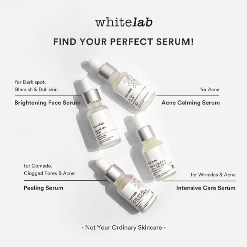 Jual Whitelab Face Serum Wajah White Lab Brightening Peeling Anti Aging ...