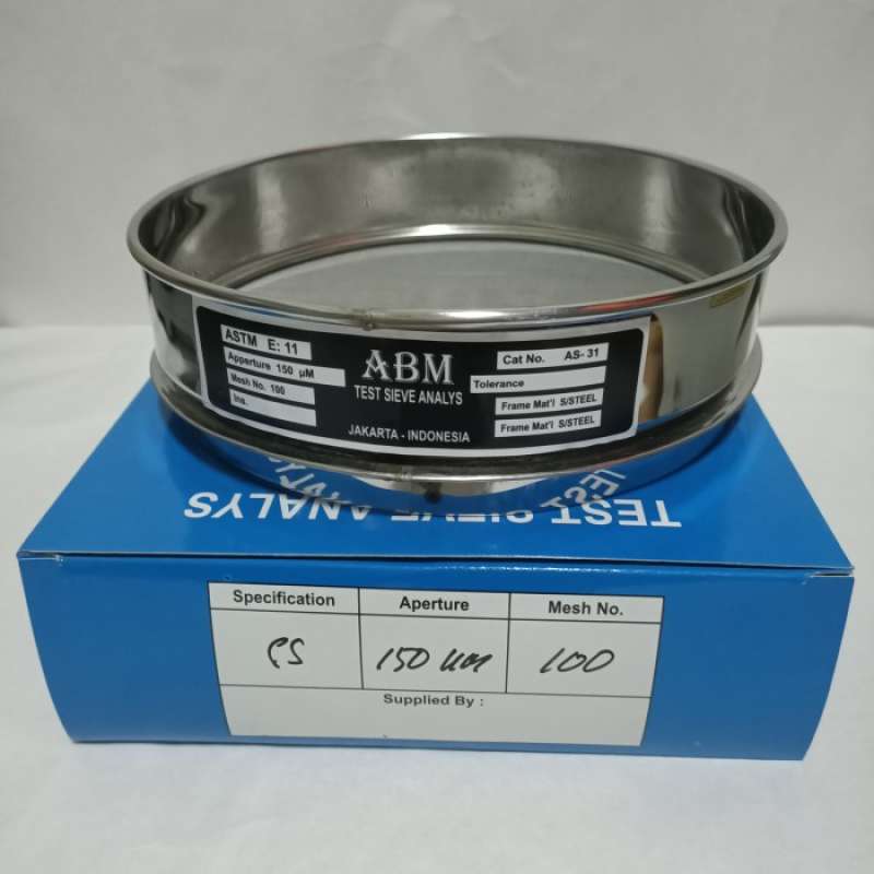 Jual Test sieve ayakan mesh 100/150 micron di Seller Anes Medika Center ...