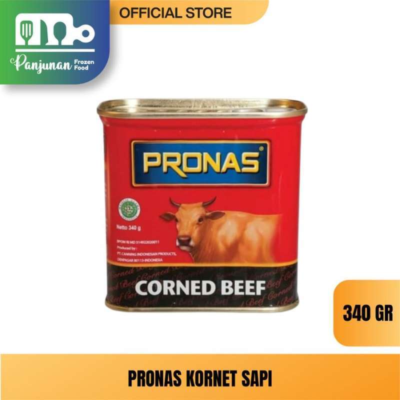 Jual Pronas Kornet Sapi Reguler Kemasan Kaleng 340 g Corned Beef di ...