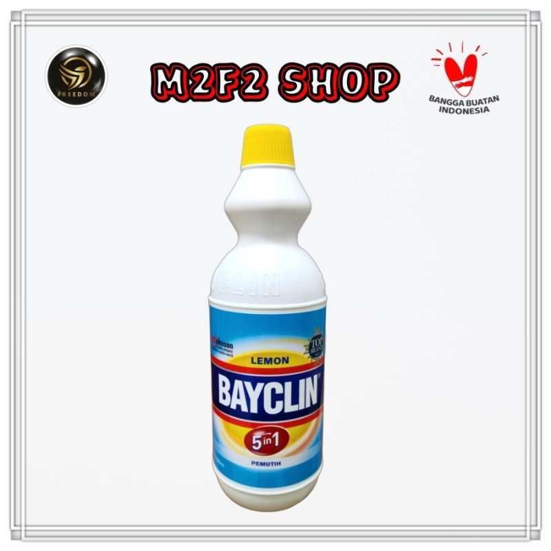 Jual Pemutih Pakaian Bayclin 5in1 Lemon - 500 Ml (kemasan Karton) Di ...