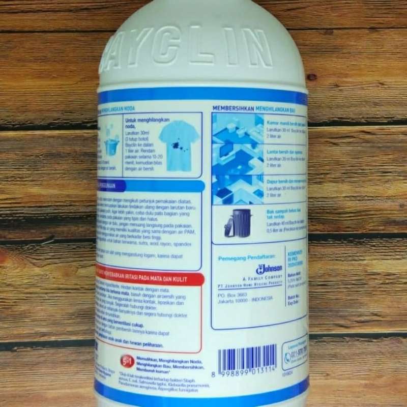 Jual Pemutih Pakaian Bayclin 5in1 Lemon - 500 Ml (kemasan Karton) Di ...