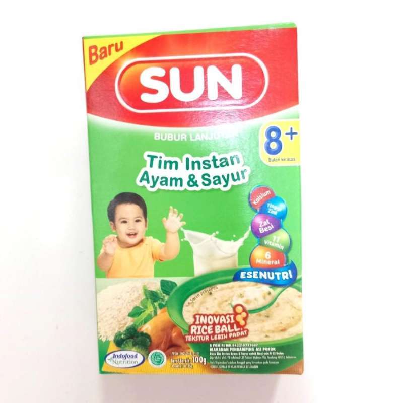 Jual sun tim instant sayur ayam box 100 g x 1 pcs di Seller MamaNaiShop ...