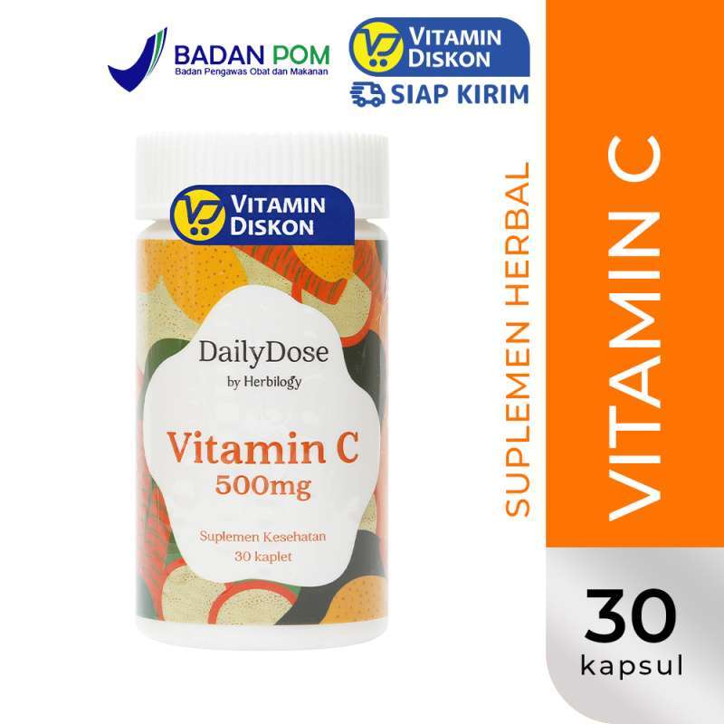 Promo HERBILOGY DAILYDOSE VITAMIN C 500 MG 30 TABS Diskon 4% di Seller ...