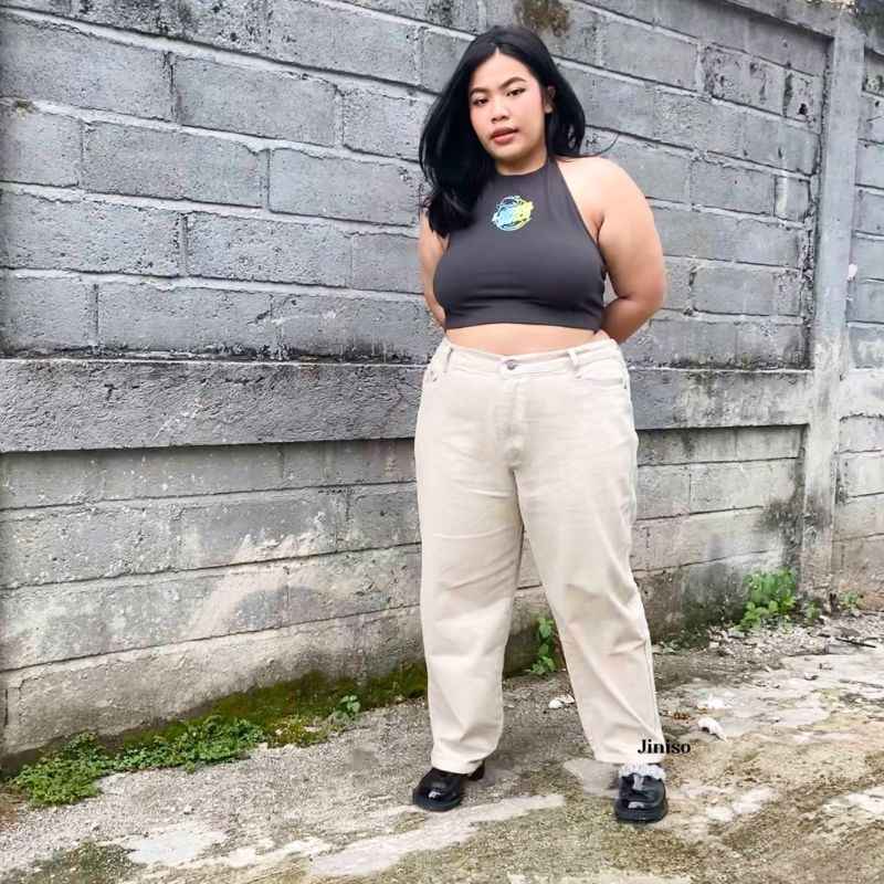 Jual Jiniso - Jumbo Highwaist Mom Jeans 3707 Real Curvy Di Seller Jiniso Women Official Store ...